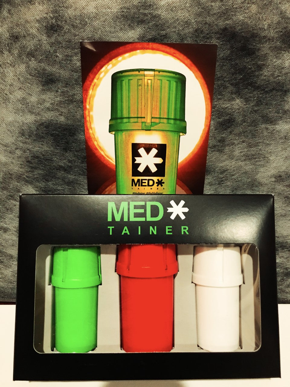 Plain jane set two 20 dram Medtainers and one 40 dram Medtainer